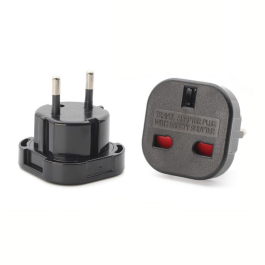 Adapter za utičnicu svi na EU šuko (tip 1) - crna